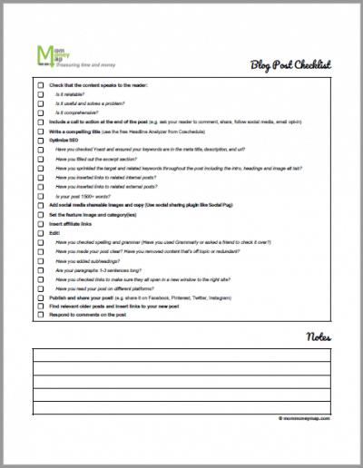 Ultimate Blog Post Checklist: 11 steps you need to know (2025)